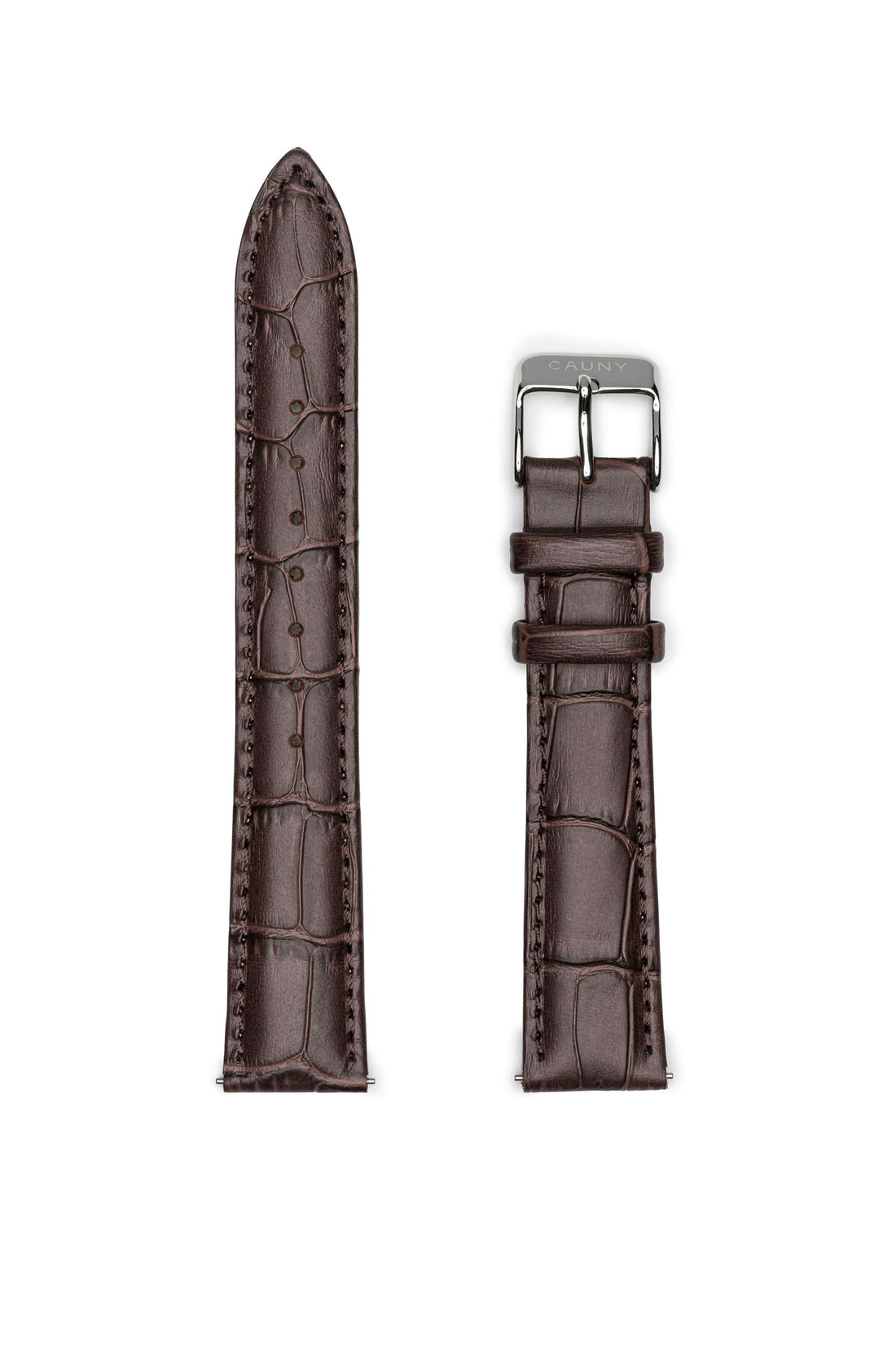 Cauny - Croco Chocolate Bracelet